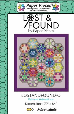 Lost and Found Quilt Pattern and Piece Pack by Paper Pieces (English P ...