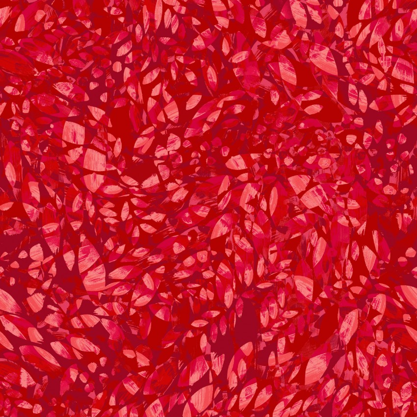 Red Leaves - 108" Wide Backing - Dappled by Maywood Studio - $32.96/m ...
